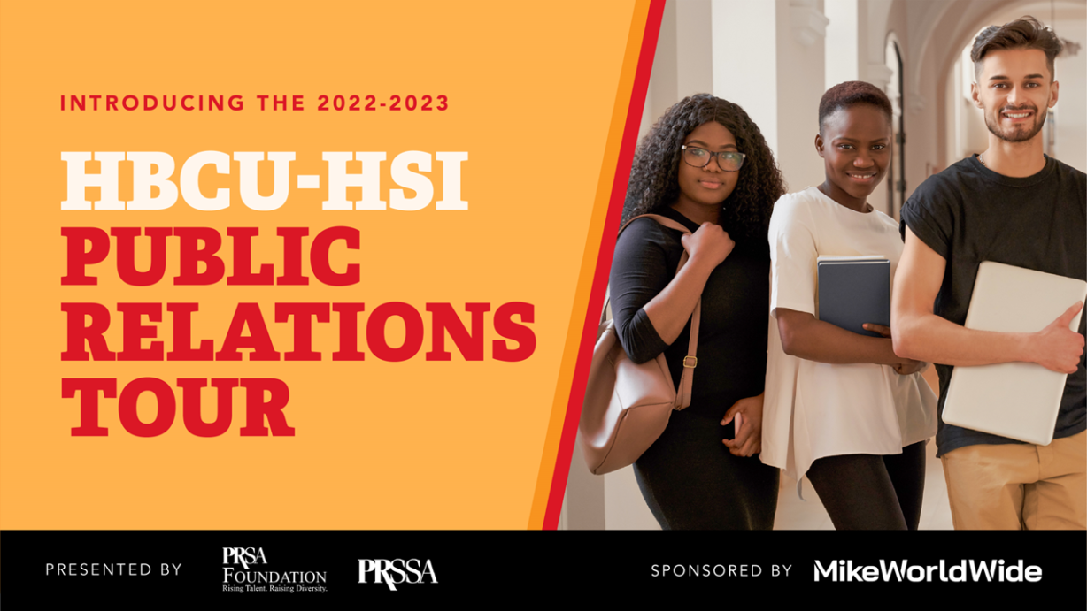 2022-2023 HBCU & HSI Public Relations Tour - PRSA Foundation