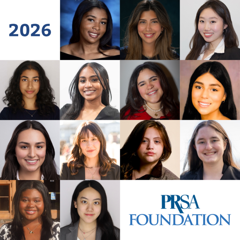 PRSA Foundation Announces 2026 Foster the Future Fellowship Recipients ...